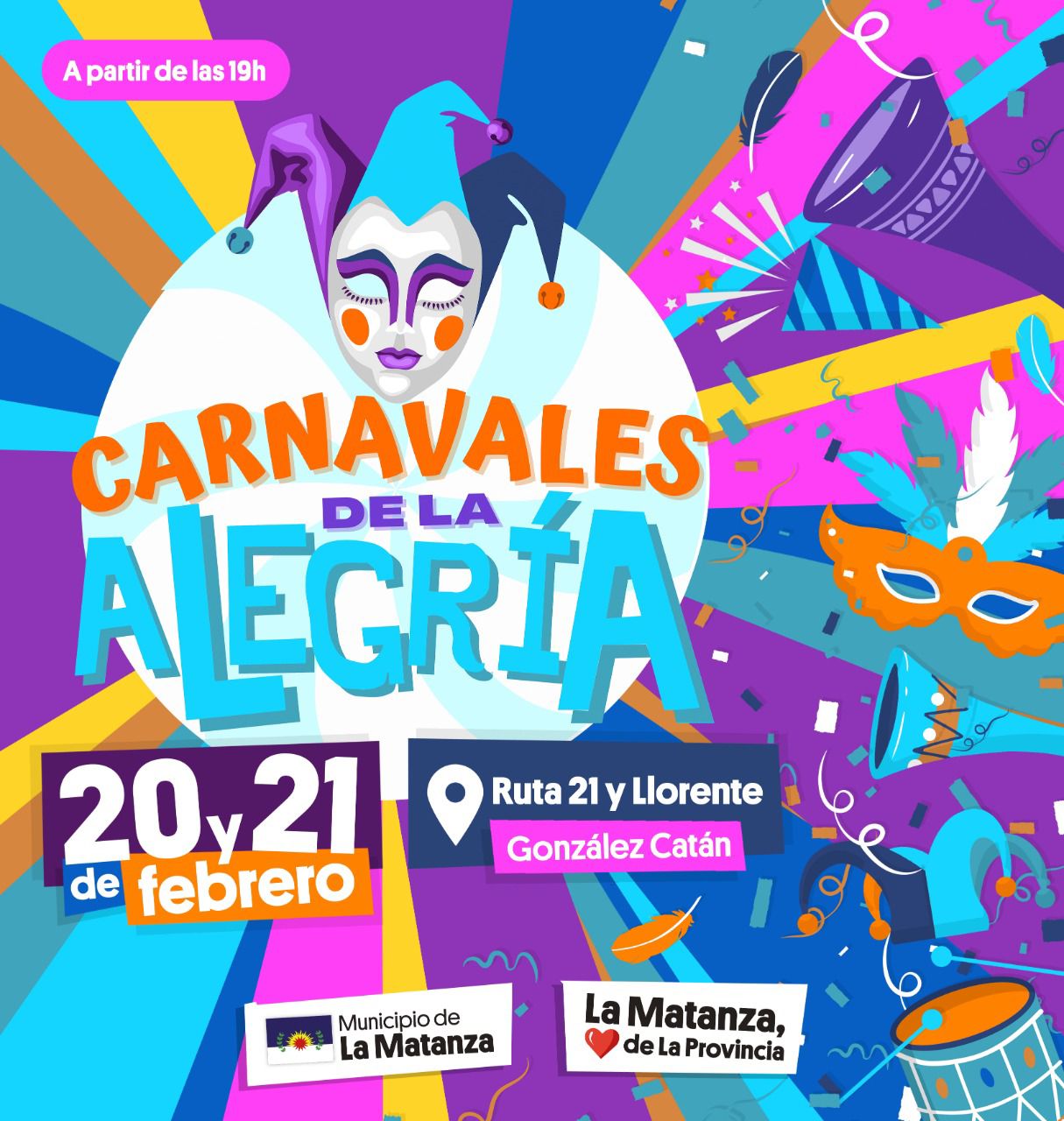 Llegan los Carnavales de la Alegría 2023 a La Matanza